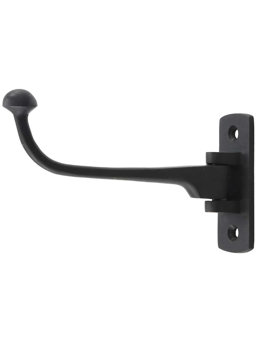 Ellis Solid Brass Coat Hook In Oil Rubbed Bronze House Of Antique Hardware