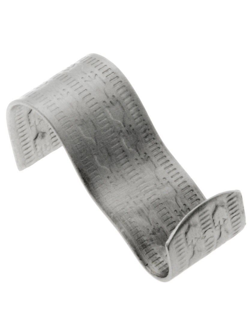 Ivy Pattern Ribbon Style Picture Rail Hook in Satin Chrome | Overstock ...