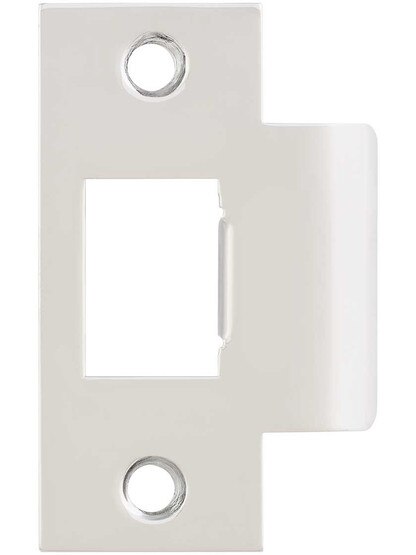 Solid Brass T-Strike Plate - 2 3/4 x 1 1/8-inch in Polished Chrome ...