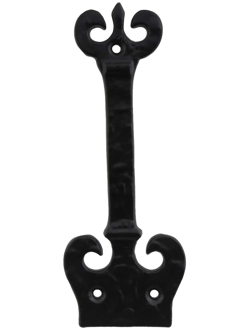 6" Cast Iron Gothic-Style Dummy Strap in Matte Black | House of Antique ...