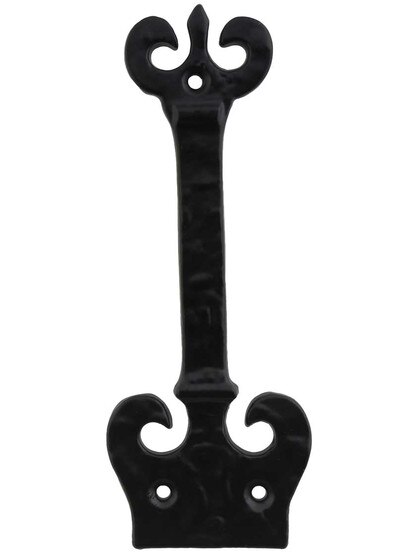 12" Cast Iron Gothic-Style Dummy Strap in Matte Black | House of ...
