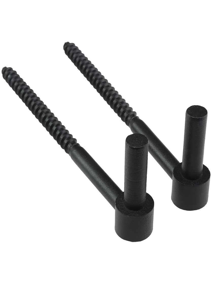 Pair of 6" Lag Bolt Shutter Hinge Pintles - 7/16" Diameter | House of ...