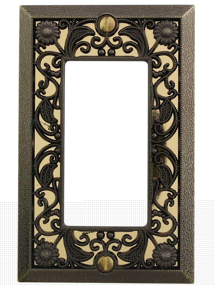 Filigree Single-GFI Switch Plate | House of Antique Hardware