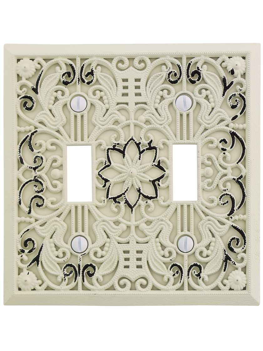 Filigree Double-Toggle Switch Plate | House of Antique Hardware
