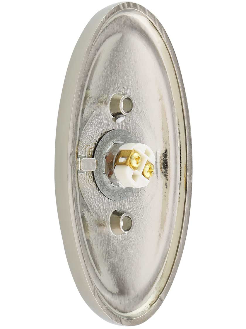 Oval Design Door Chime Ringer In Forged Brass | House of Antique Hardware