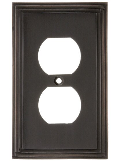 Mid-Century Duplex Outlet Cover - Single Gang | House of Antique Hardware