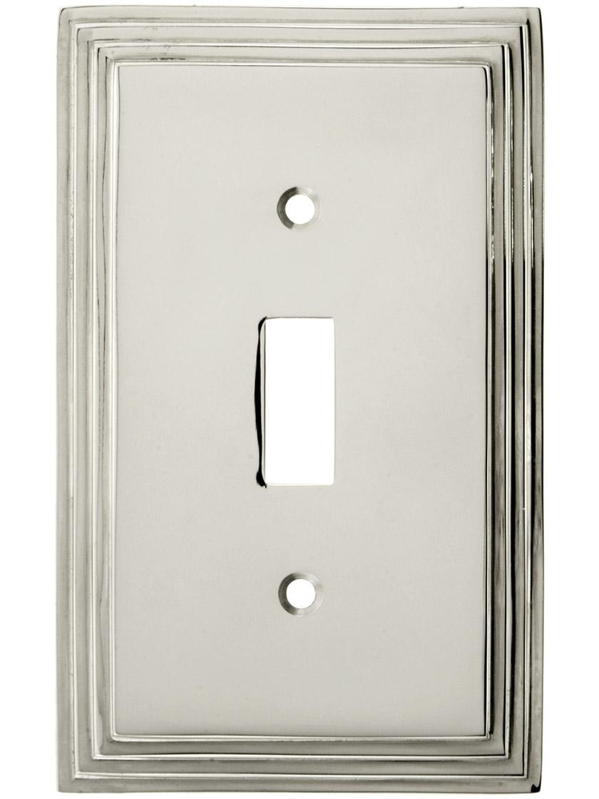 Mid-Century Toggle Switch Plate - Single Gang | House of Antique Hardware