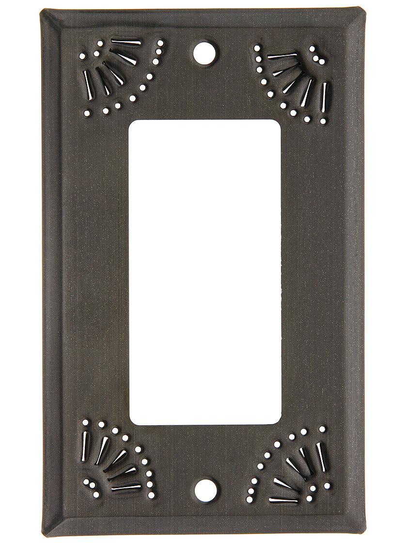 Pierced Tin Single GFI Cover Plate | House of Antique Hardware