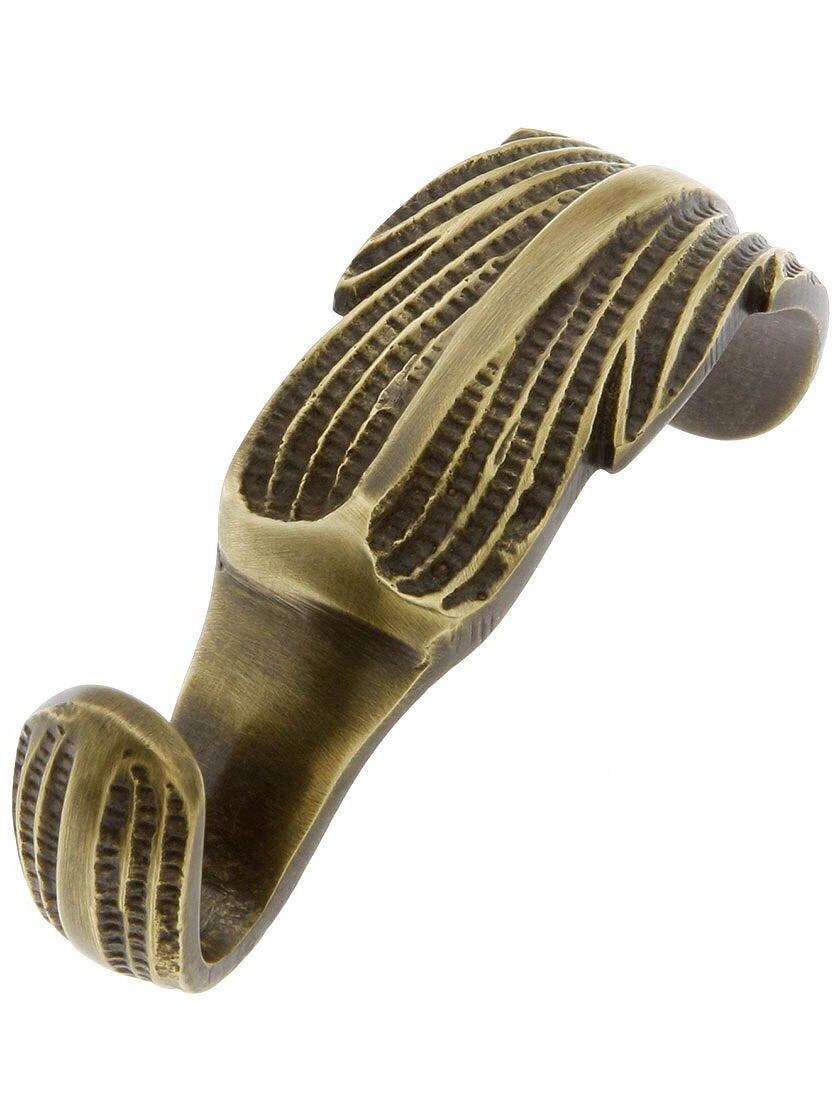 Art Nouveau Picture Rail Hook in Antique-By-Hand Finish | House of ...