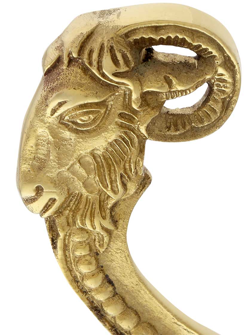 Ulysses Solid-Brass Double Hook | House of Antique Hardware