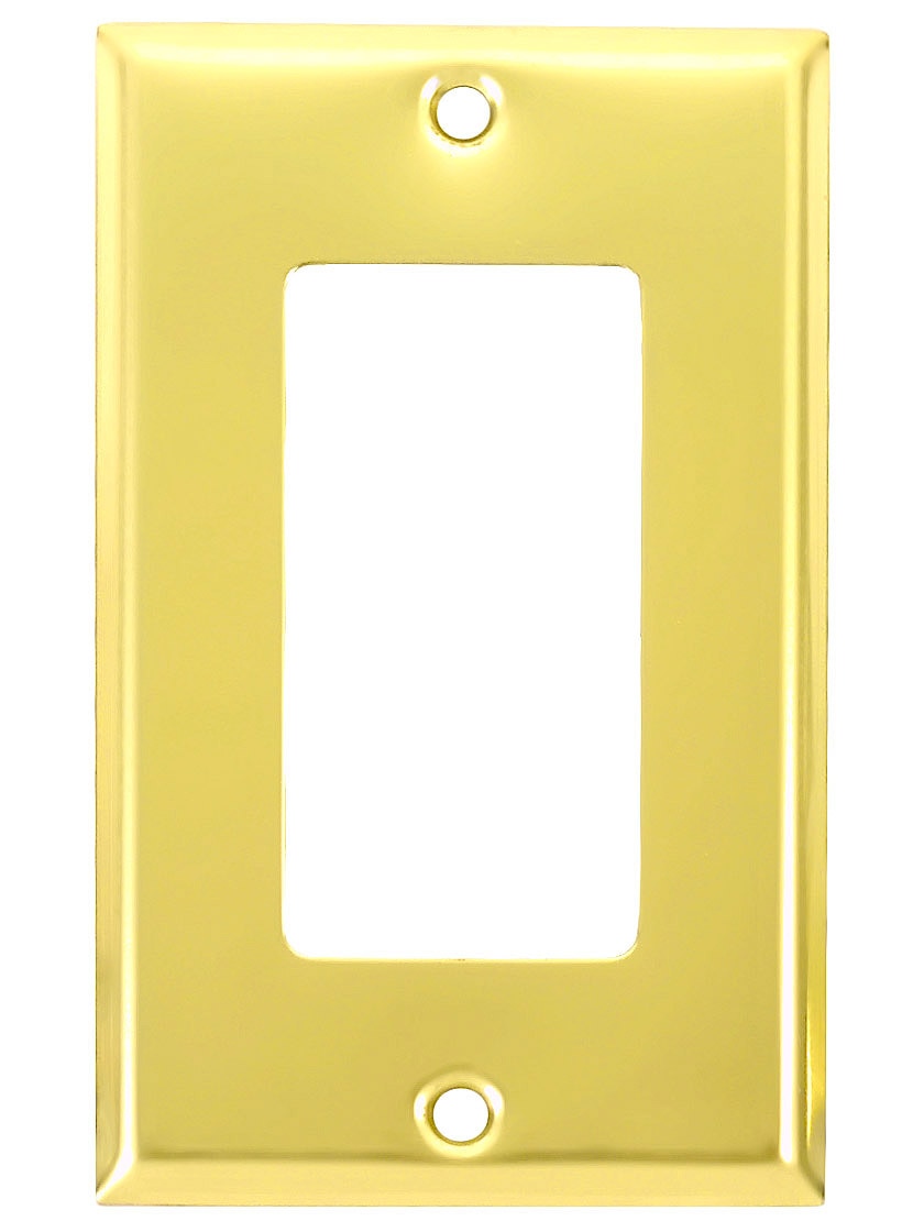 Classic GFI Cover Plate In Pressed Brass or Steel | House of Antique ...