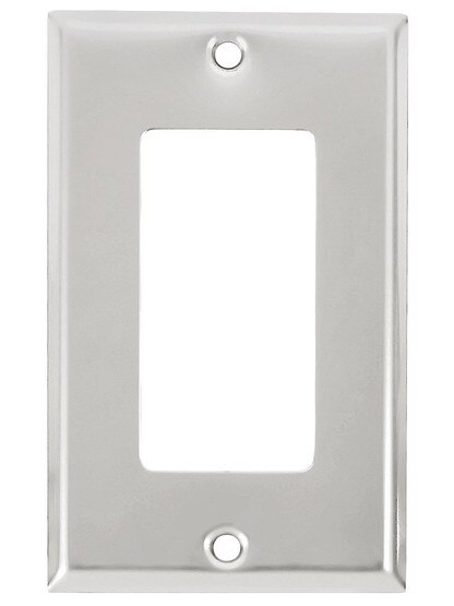 Classic GFI Cover Plate In Pressed Brass or Steel | House of Antique ...