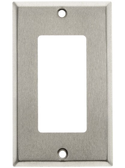 Classic GFI Cover Plate In Pressed Brass or Steel | House of Antique ...