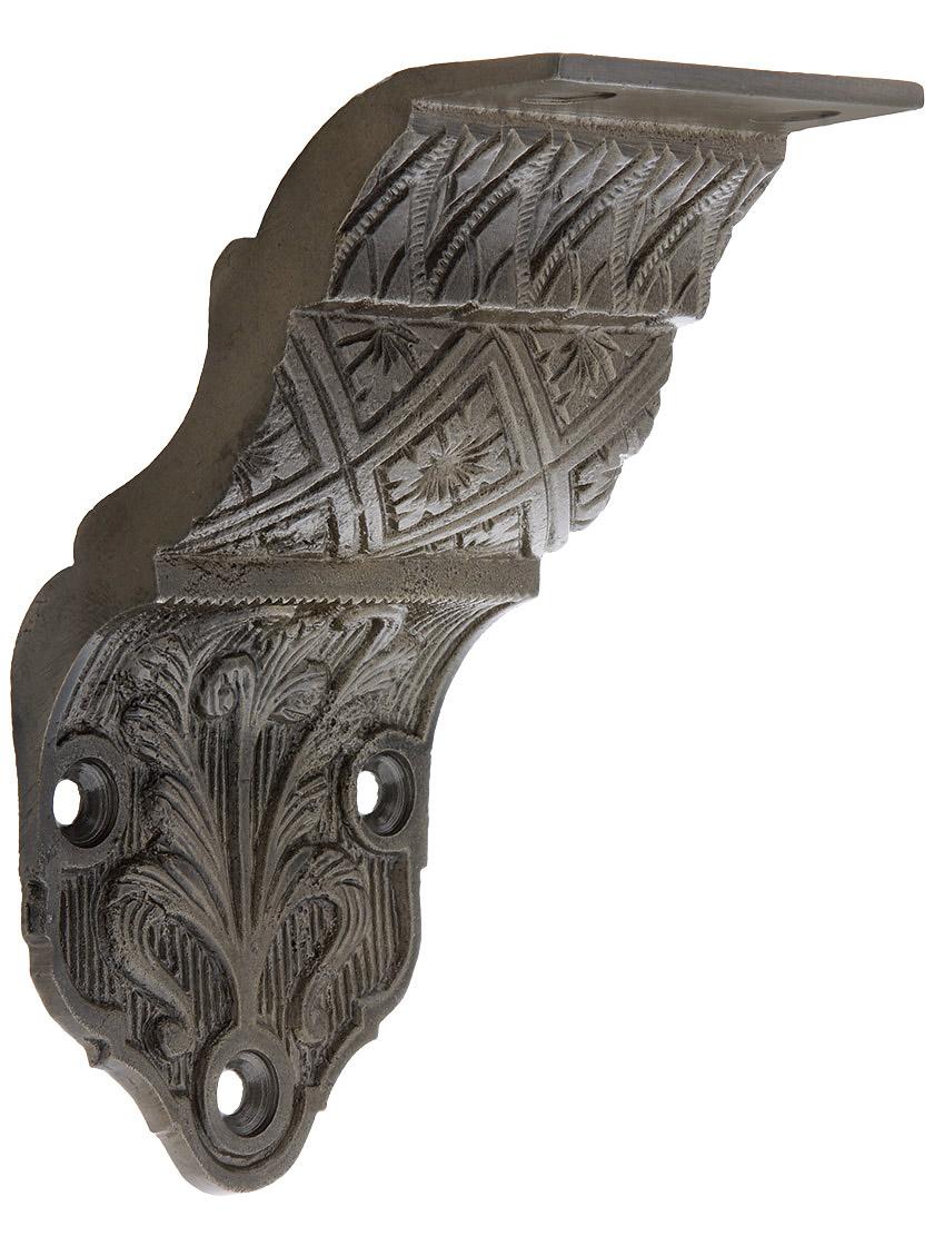 Ornate Victorian Cast Iron Handrail Bracket | House of Antique Hardware