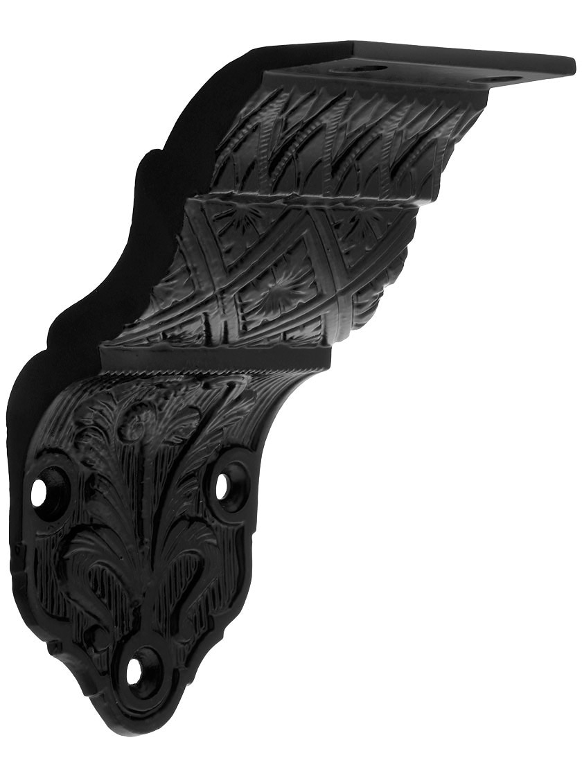 Ornate Victorian Cast Iron Handrail Bracket | House of Antique Hardware