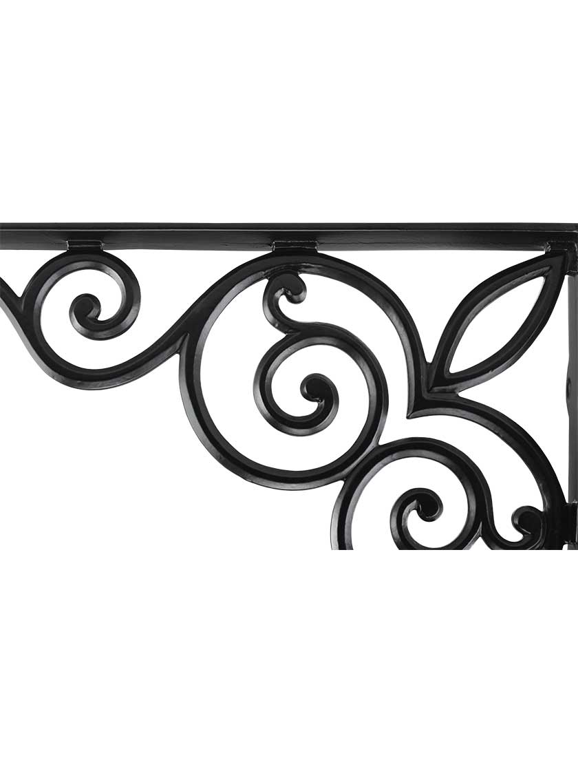 Decorative Vines Cast Iron Shelf Bracket - 10 1/8" x 11 3/4" | House of ...