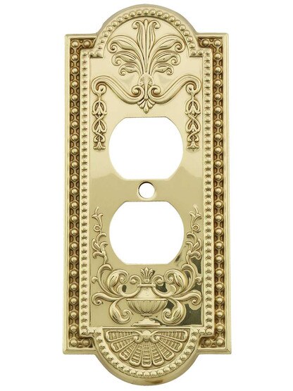 Como Single Duplex Cover Plate | House of Antique Hardware