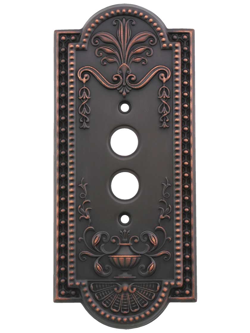 Como Single Push-Button Switch Plate | House of Antique Hardware