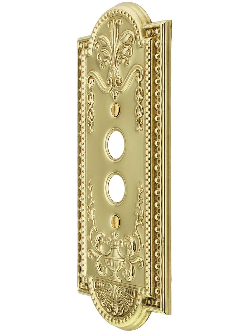 Como Single Push-Button Switch Plate | House of Antique Hardware