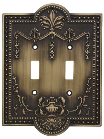 Como Double Toggle Switch Plate | House of Antique Hardware