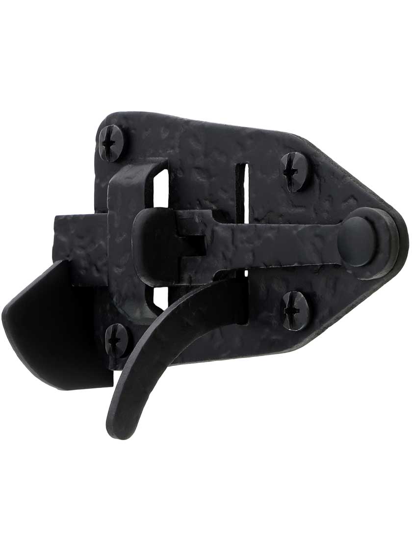 Heavy Duty Rough Iron 9 1/4" Heart Rim-Latch Set | House of Antique ...