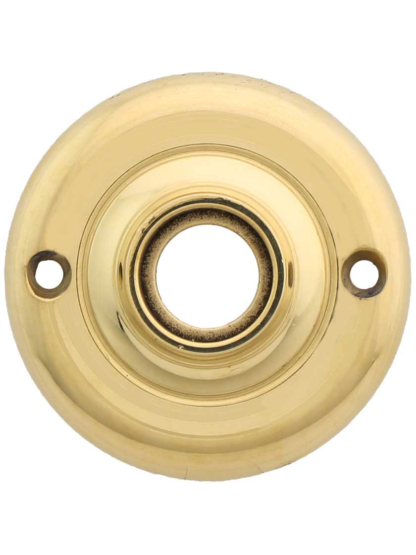 Forged-Brass Ringed Rosette - 2 1/4" Diameter | House of Antique Hardware