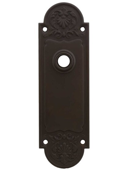 Regency Style Stamped-Brass Back Plate | House of Antique Hardware