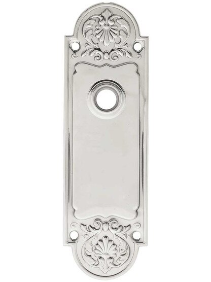 Regency Style Stamped-Brass Back Plate | House of Antique Hardware