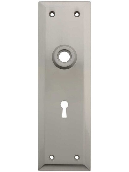 Large Forged-Brass New York Door Plate with Keyhole | House of Antique ...