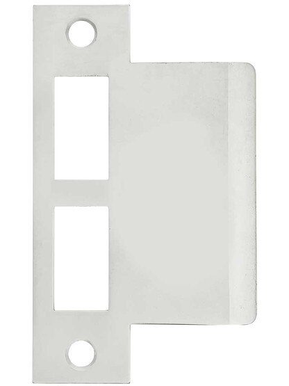 Solid Brass Mortise Lock Strike Plate - 2 1/4-Inch Extended Lip | House ...