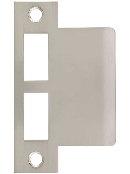 Solid Brass Mortise Lock Strike Plate - 2 1/4-Inch Extended Lip | House ...