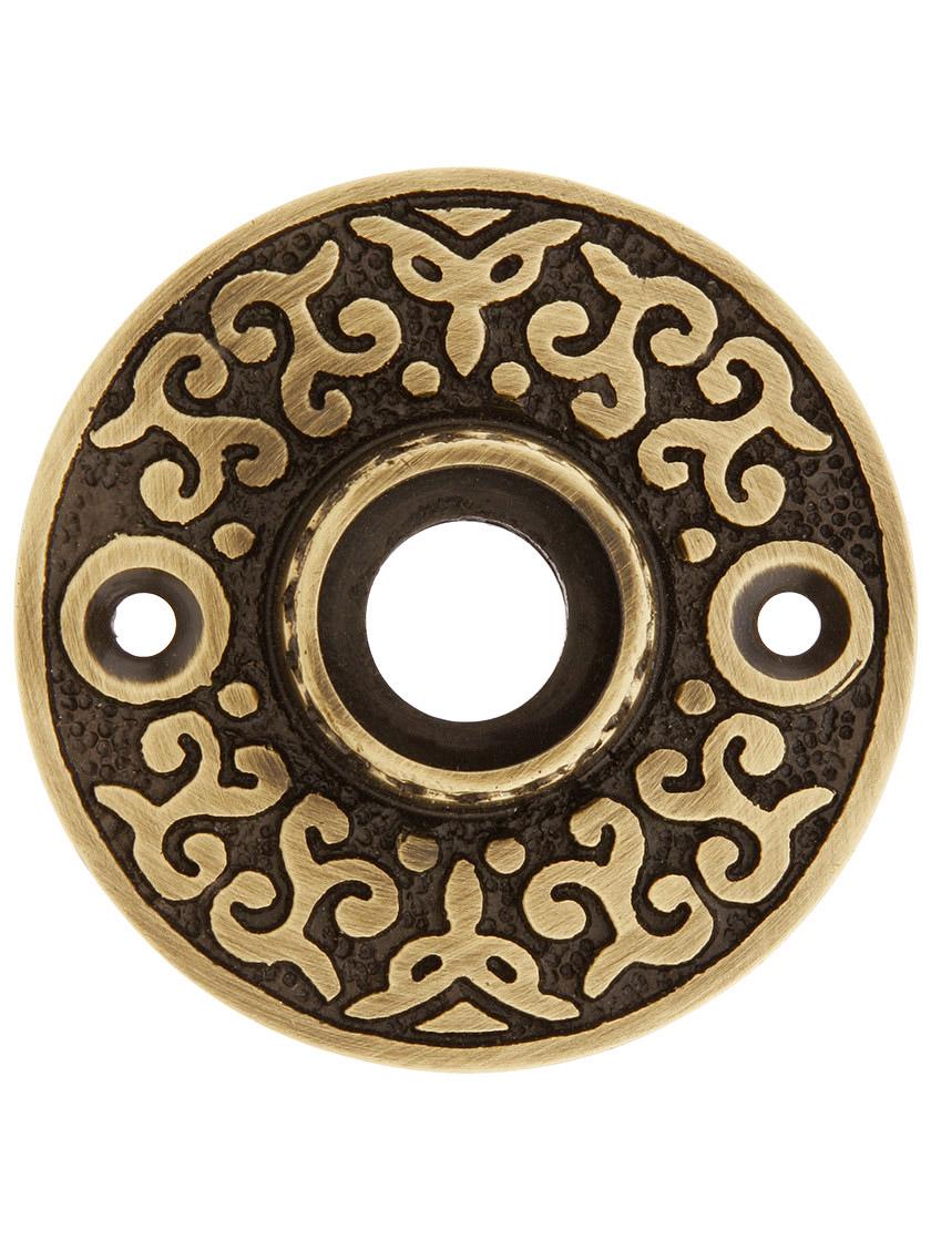 2" Cast Brass Decorative Victorian Rosette | House of Antique Hardware