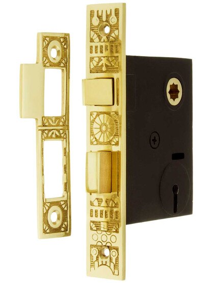 Windsor Pattern Mortise Lock - 2 1/4" Backset | House of Antique Hardware