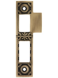 Solid Brass Windsor Pattern Mortise Lock Set with Matching Knobs in ...