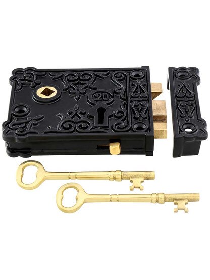Cast-Iron Century Rim Lock | House of Antique Hardware