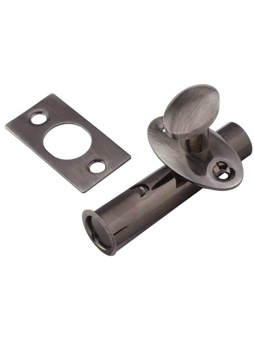 1 3/4" Backset Mortise Privacy Bolt in Solid Brass | House of Antique ...