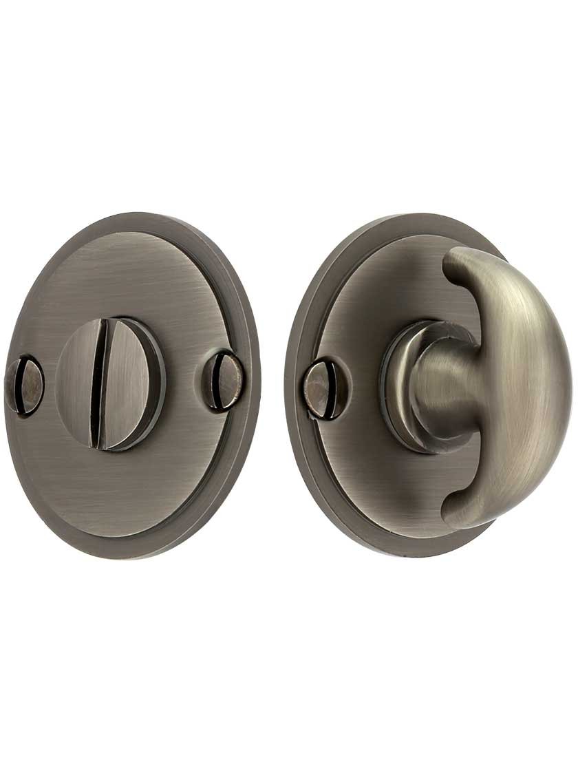 Thumb Turn Privacy Door Bolt - 2 3/8" Backset | House of Antique Hardware