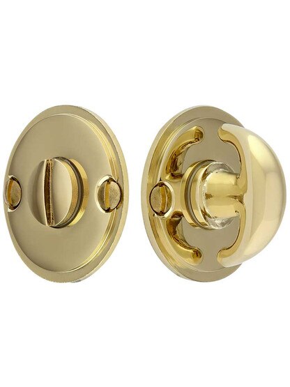 Thumb Turn Privacy Door Bolt - 2 3/8" Backset | House of Antique Hardware