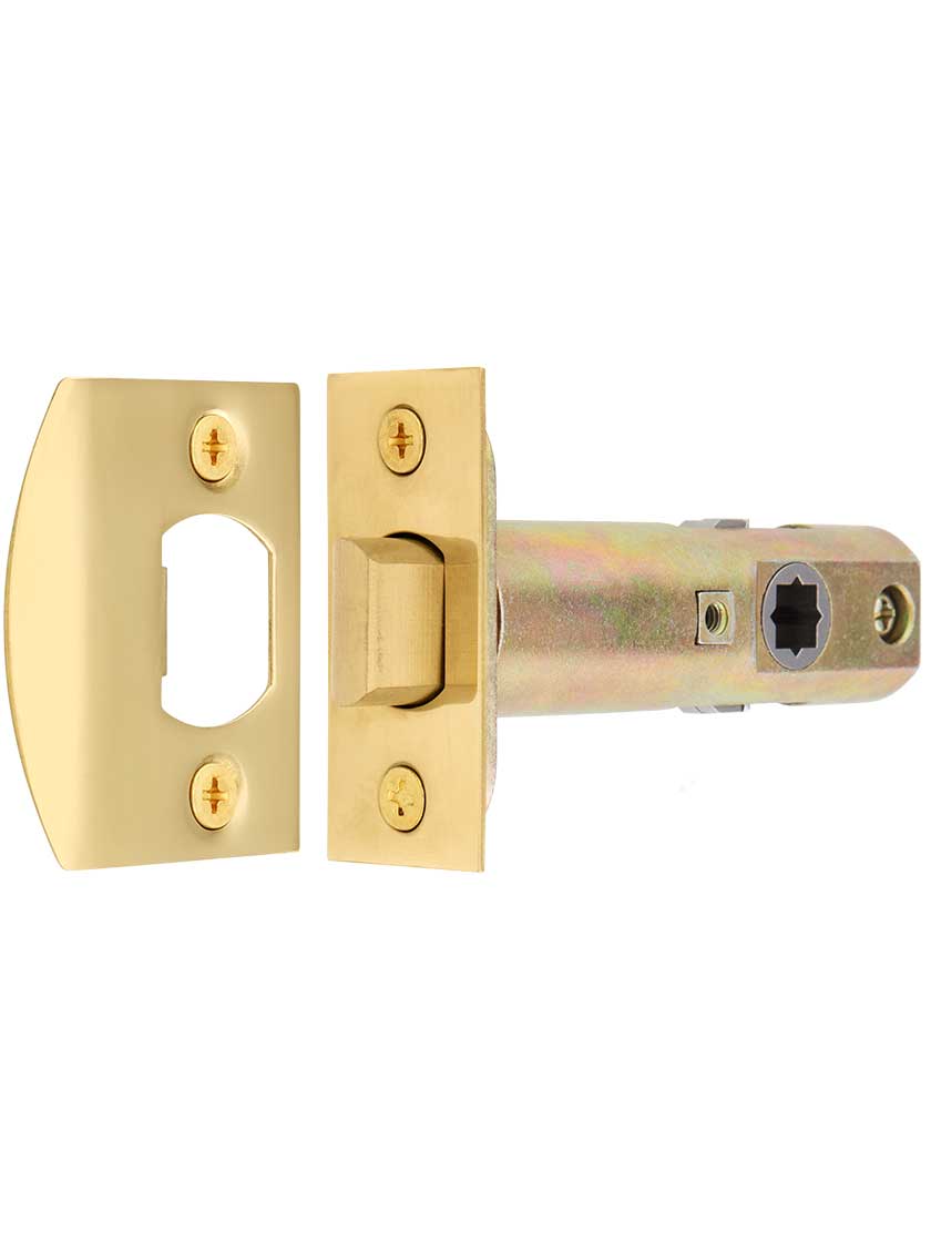 Premium Privacy Tubular Door Latch with Solid Brass Face & Strike ...