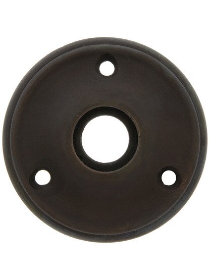 2 1/4" Cast Brass Rosette With 21/32" Collar | House of Antique Hardware