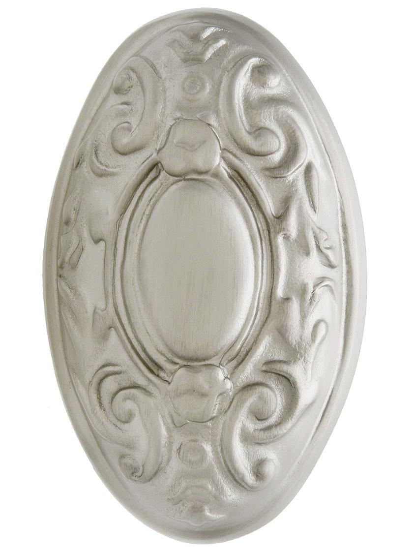 Pair of Largo Oval Door Knobs In Solid Brass | House of Antique Hardware