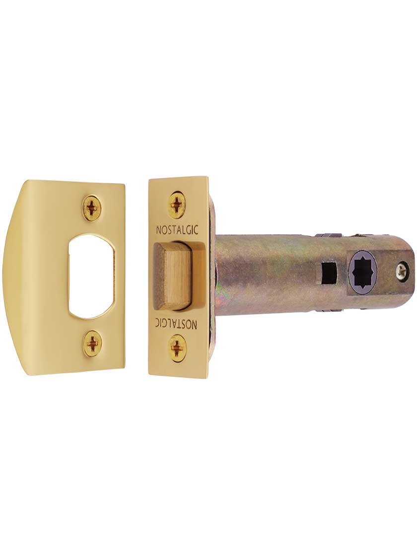 Non-Standard Brass Passage Tubular Latch - 2 3/4-Inch Backset | House ...