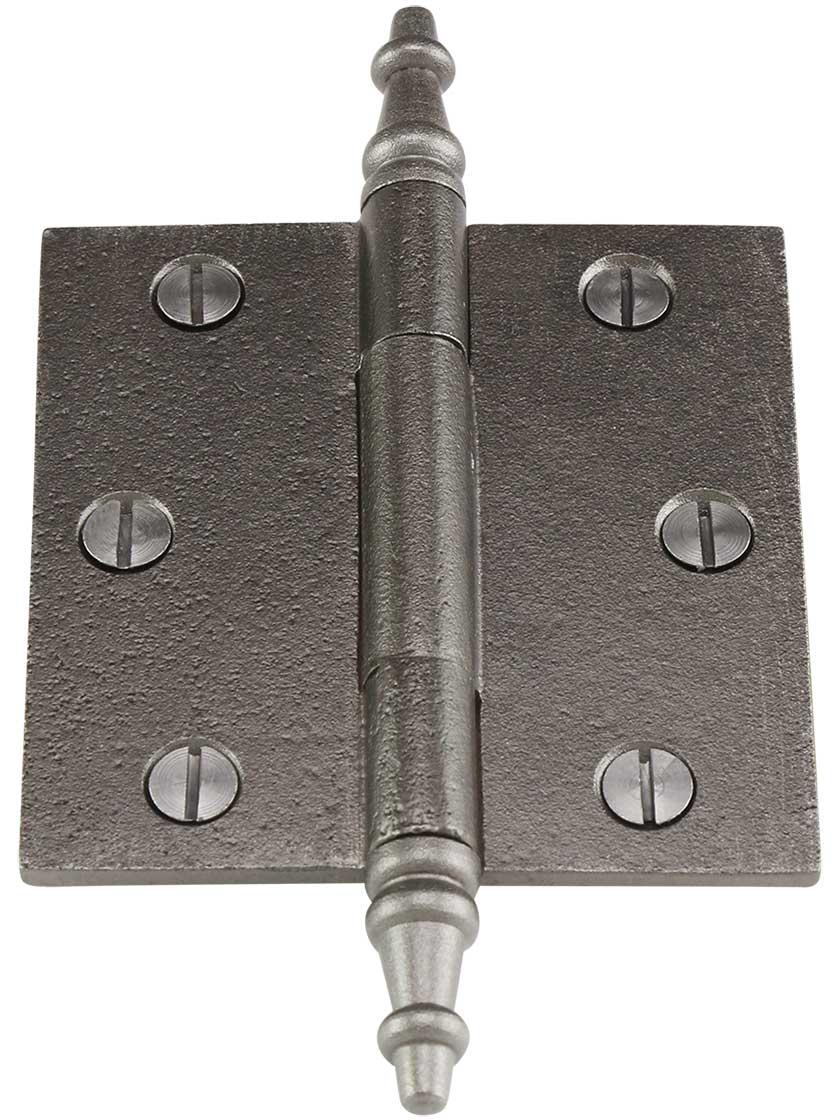 3-Inch Cast Iron Door Hinge With Steeple Tips | House of Antique Hardware