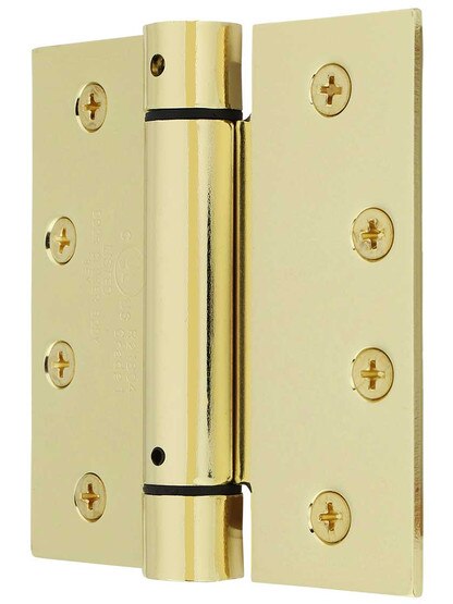 4" Single Action Spring Hinge with Square Corners | House of Antique ...