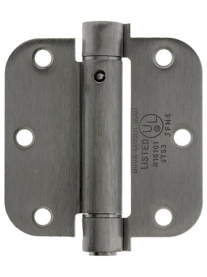 3 1/2-Inch Single Action Spring Hinge With 5/8-Inch Radius Corners ...
