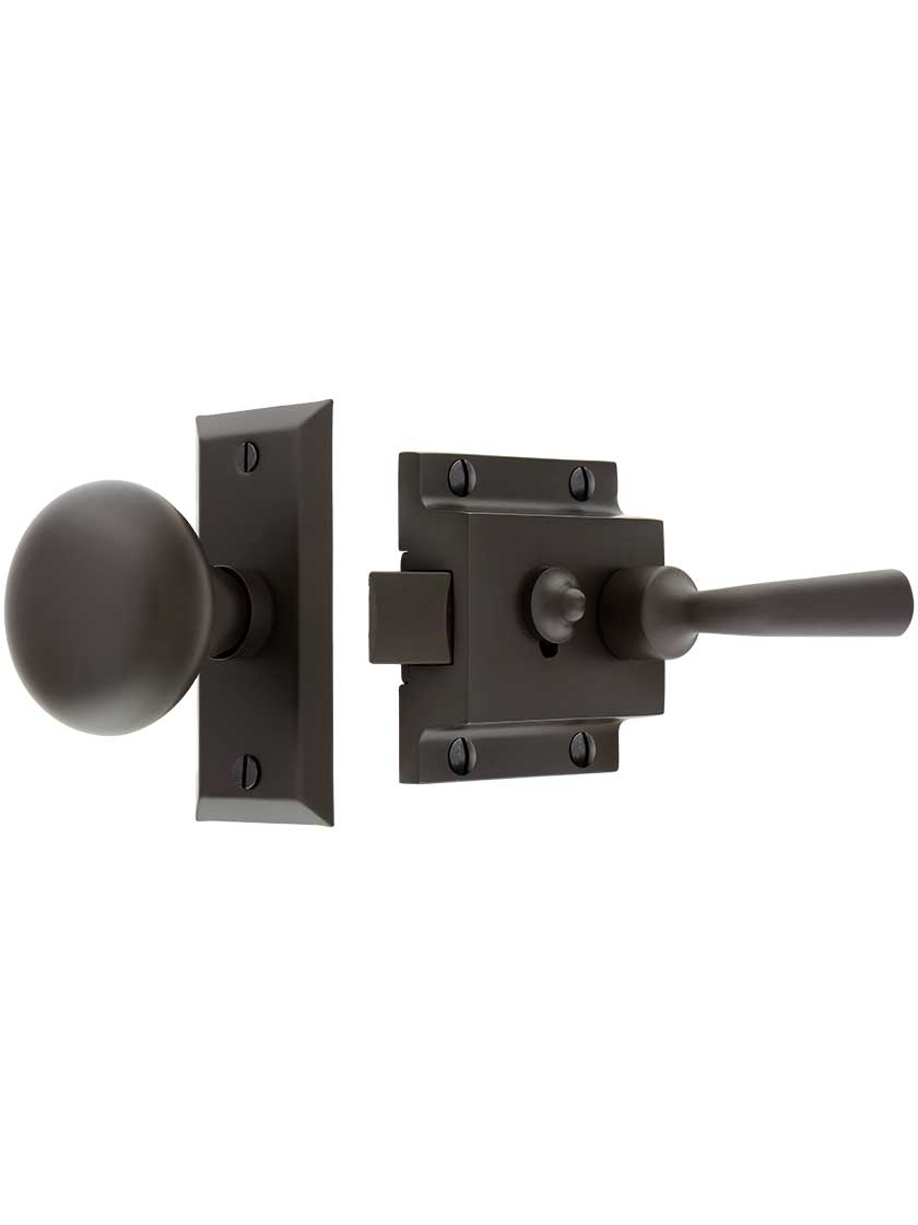 Early 20th Century Reproduction Screen Door Latch Set | House of ...