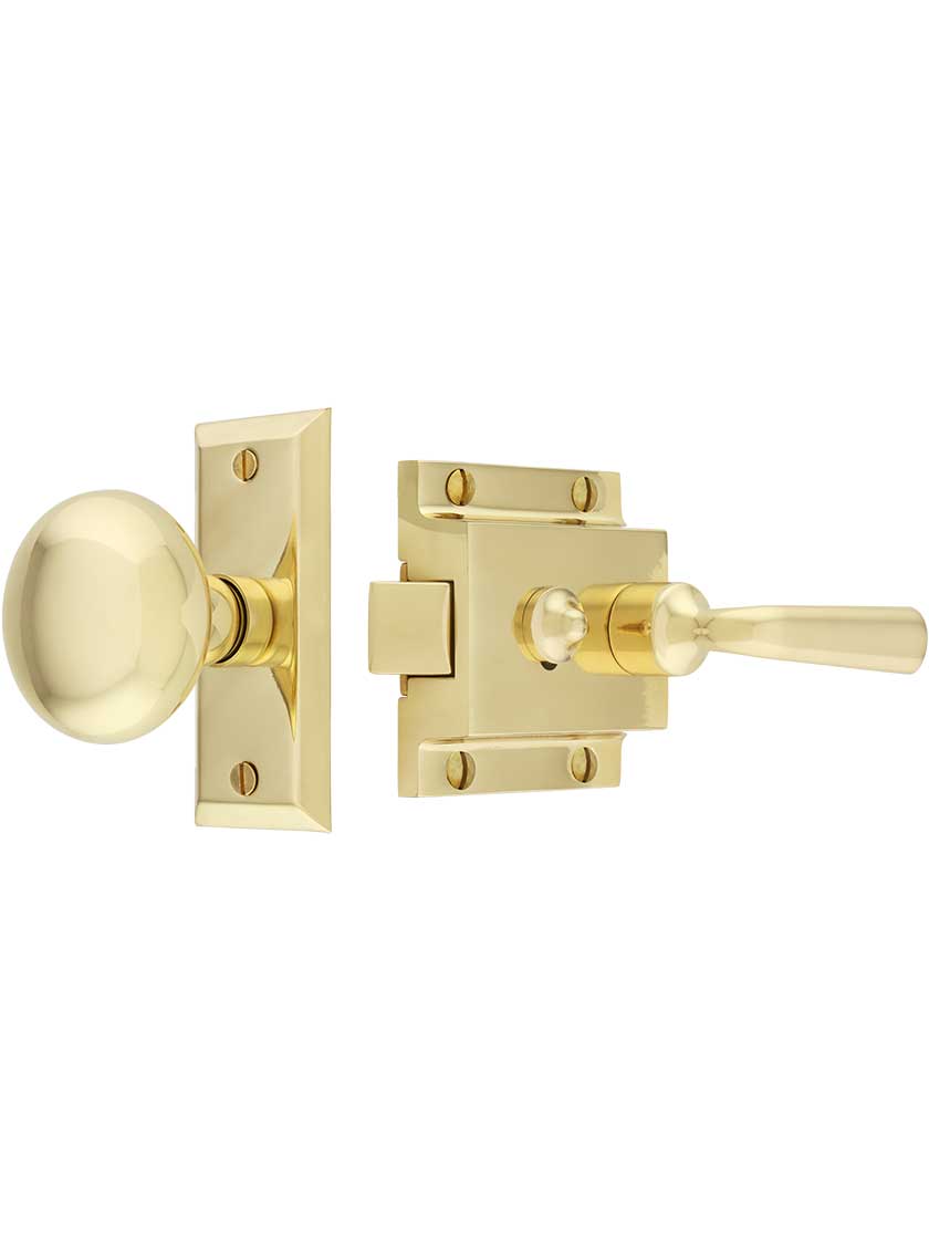 Early 20th Century Reproduction Screen Door Latch Set | House of ...