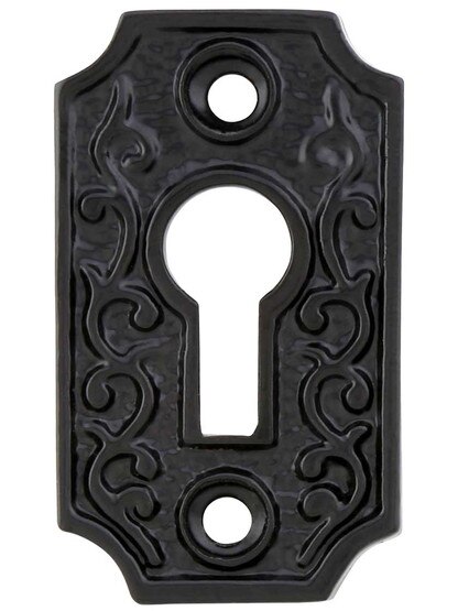 Cast-Iron Scroll Keyhole Cover | House of Antique Hardware
