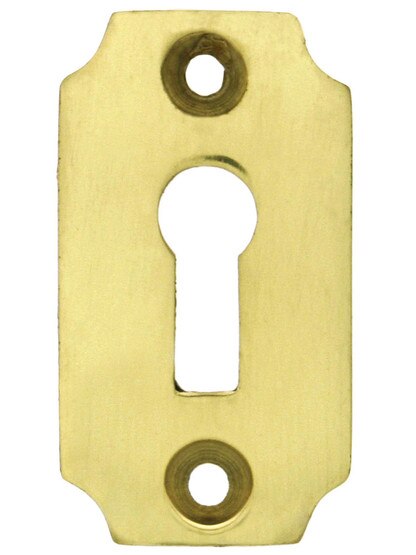 Cast Brass Plain Keyhole Cover | House of Antique Hardware