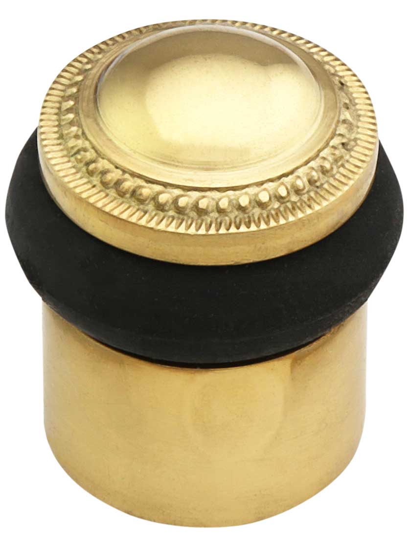 Beaded Post Floor Mount Door Stop | House of Antique Hardware